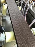China WPC Composite Lamination Embossing Machine for Wood Plastic Decking & Doors - Dual Pattern 3D Embossing for sale
