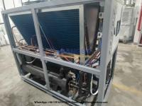 China 125HP Air Cooled Chiller Machine with 55KW Cooling Capacity and 380V/3Phase Power for Industrial Applications for sale