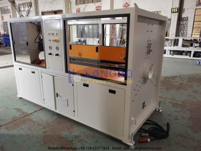China PVC-U Pipe Extrusion Line 50-200mm 80/156 Conical Twin Screw 55kw for sale