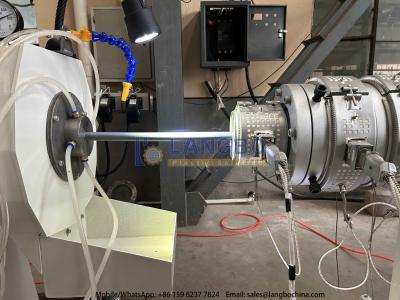China PVC Pipe Extrusion Line 16-800mm Twin Screw Extruder 37kW High Speed Production for sale