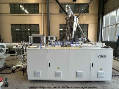 China Or SCHNIDER Contactor Plastic PVC Pipe Extrusion Line Making Machine For Water Supply Pipe for sale