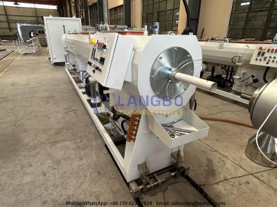 China PVC Pipe Making Machine Parallel Twin Screw Extruder 110mm 250kg/h for Water Supply Sewage for sale