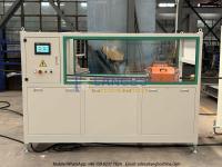 China ABB Inverter 16-110mm HDPE Pipe Extrusion Line 65/33 Extruder 75kw Motor 300-350kg/h for sale