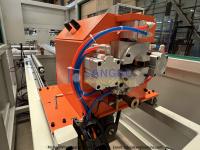 China ABB Inverter 16-110mm HDPE Pipe Extrusion Line 65/33 Extruder 75kw Motor 300-350kg/h for sale