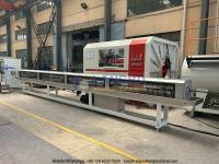 China ABB Inverter 16-110mm HDPE Pipe Extrusion Line 65/33 Extruder 75kw Motor 300-350kg/h for sale