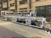 China High Speed 63-90mm HDPE Pipe Extrusion Line Single Screw Design for sale