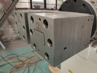 China PVC Wall Panel Extrusion Making Machine 600mm Max Width 55KW Motor for sale