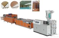 China WPC Wood Plastic PVC Door Frame Production Line 400kg/h Output Extrusion Machine for sale