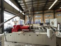 China High Speed PVC Pipe Making Line With Pipe Diameter Range 50-250mm for sale