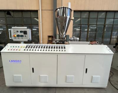 China New Double Screw PVC Pipe Extrusion Line Making Machine for sale