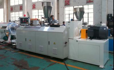 China 50-150 mm Plastic PVC Pipe Making Machine / PVC Pipe Extruder for Water Pipe for sale
