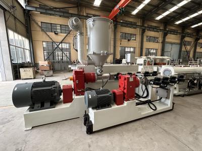 China Single Screw Design High Density HDPE PE Pipe Extrusion Line For Customized Voltage Needs for sale