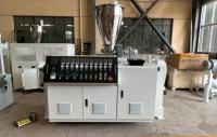 China PVC Profile Extrusion Line 22-55KW Conical Twin Screw for Window Door Ceiling Trunking for sale