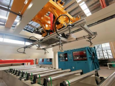 China High Speed PVC Profile Extrusion Machine with 22-55KW Motor Power and 180-600mm Product Width Range for sale