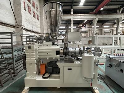China Automatic PVC Profile Board Extruder For Wood Plastic Composite Door Frame for sale