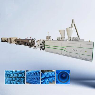China Good Output PVC Plastic Single Wall Electric Protector Corrugated Hose Pipe Making Extrusion Machine for sale