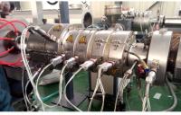 China PVC Single Wall Corrugated Plastic Pipe Extruder Production Machine for sale