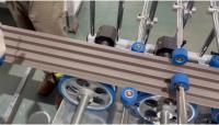 China PVC WPC Louvered Fluted Wall Panel Extrusion Line 180-600mm Width 22-55KW Motor Power for sale