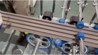 China PVC WPC Louvered Fluted Wall Panel Extrusion Line 180-600mm Width 22-55KW Motor Power for sale