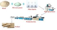 China Wood Plastic WPC Wall Panel Profile Extruder Machine / Extrusion Line for sale