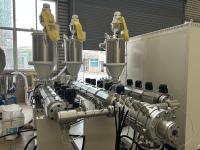 China Single-Screw PPR Pipe Extrusion Machine with Vacuum Calibration for Drip Irrigation Pipes for sale