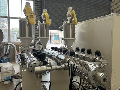 China Single-Screw PPR Pipe Extrusion Machine with Vacuum Calibration for Drip Irrigation Pipes for sale