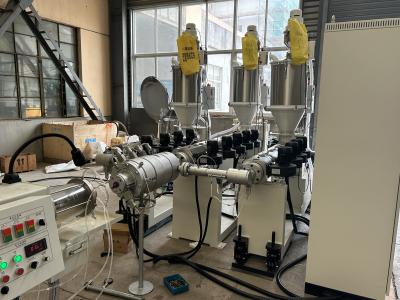 China Glassfiber PPR Pipe Production Line 20mm-110mm High Speed Extrusion Machine 120kg/h Output for sale