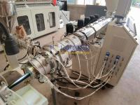 China Pe Pipe Extrusion Line Offering Cooling And Calibration To Enhance The Dimensional Accuracy Of Polyethylene Pipes For Industrial for sale