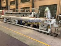 China PE Pipe Extrusion Line Integrating Extrusion Calibration Cooling And Haul Off Units To Ensure Polyethylene Pipe Production for sale