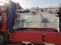 China Double Station Plastic Tuber Rewinder Machine PE HDPE Corrugated Pipe Winder Coiler for sale