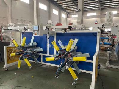 China Plastic Tube Extrusion Line Coiler for 16-160mm HDPE Pipes Automatic Winding for sale