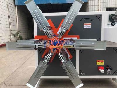 China 50-160 Mm Plastic Pipe Coiler With Strapping Machine For PE Corrugated Pipe for sale