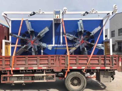 China Double Working Station PE Irrigation Pipe Coiler For Diameter 16-63mm for sale