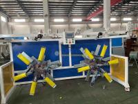 China Plastic Pipe Coiler Winding Machine PE HDPE Corrugated Pipe 2 Station Reels for sale