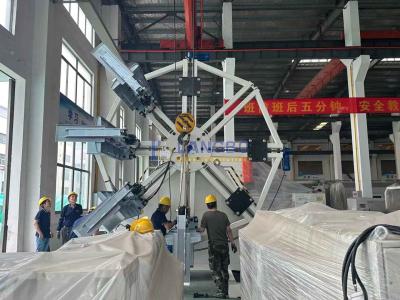 China HDPE PE Tube Hose Single Station Coiler Winding Machine 600mm Coil Diameter for sale