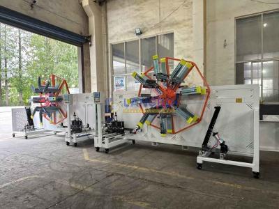 China Plastic Pipe Coiling Winder Coiler With Automatic Strapping For PE Pipes for sale