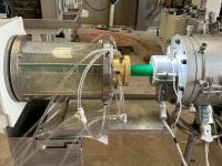China Single Screw Extruder PPR Gas Tube Electric Conduit Corrugated Pipe Extrusion Line 30kW for sale