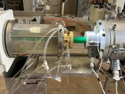 China Single Screw Extruder PPR Gas Tube Electric Conduit Corrugated Pipe Extrusion Line 30kW for sale