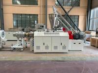 China PVC Drip Irrigation Hose Extrusion Production Line 16-63mm Double Pipe Twin Screw Extruder 37kW for sale