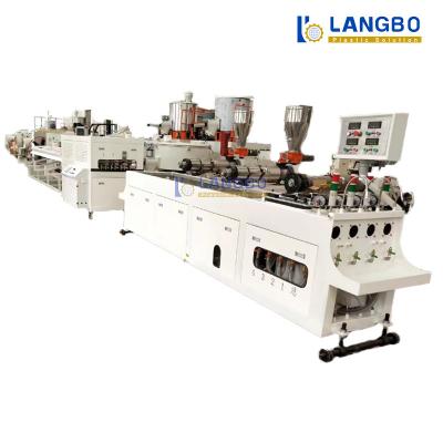 China Plastic Water Supply Rigid Pipe Making Extruder Machine for PE PPR PVC for sale