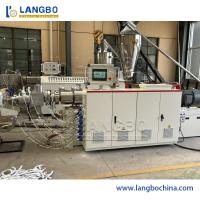 China Automatic Twin Screw Pvc Pipe Machine , Pvc Hose Production Line for sale