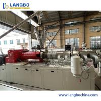 China Automatic PVC Pipe Extrusion Line with Conical Twin Screw Extruder and Engineer Overseas Service for sale