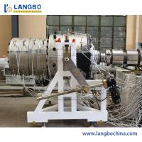 China PVC PE Pipe Extruder Machine 16-630mm HDPE Production Line for Water Gas Supply for sale