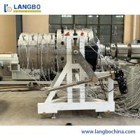 China PLC Control PVC Pipe Production Line 16-630mm Twin Screw Extruder for sale