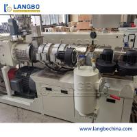 China UPVC PVC Pipe Extrusion Line Full Automatic Plastic Pipe Production Line 65mm 150-250kg/h for sale