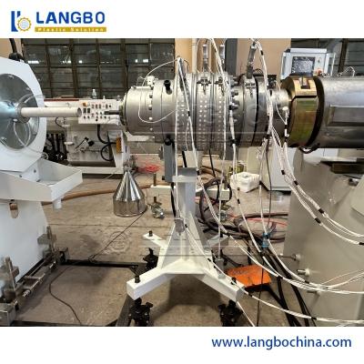 China Automatic PVC Pipe Extrusion Machine 16-630mm Conical Twin Screw Extruder 250-1100kg/h for sale