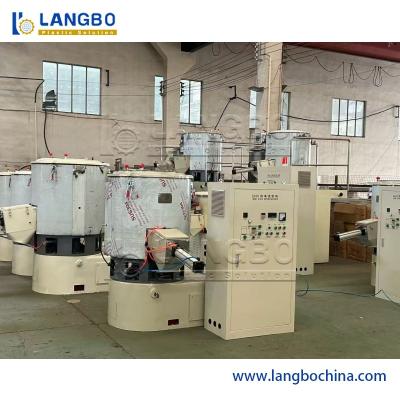 China High Speed Hot Cool Plastic Turbo Mixer 100L 200L for PVC WPC Powder Resin Blending for sale