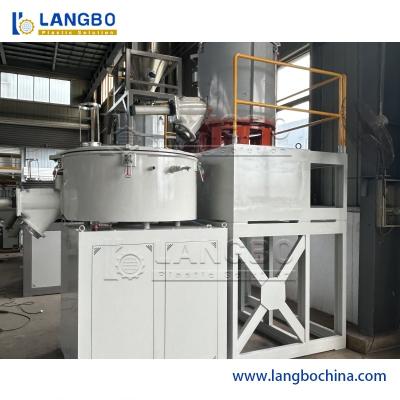 China Plastic WPC High Speed Heating Cooling Mixer Machine SRL-Z Series 100L to 1300L for sale
