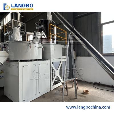 China PVC Powder Mixing Machine SRL-Z Series 100-1300L High Speed Heating Cooling Plastic Mixer for sale