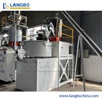 China Industrial PVC Powder High Speed Mixer 5L to 1000L with Heating Cooling System for Rigid PVC Compounds for sale